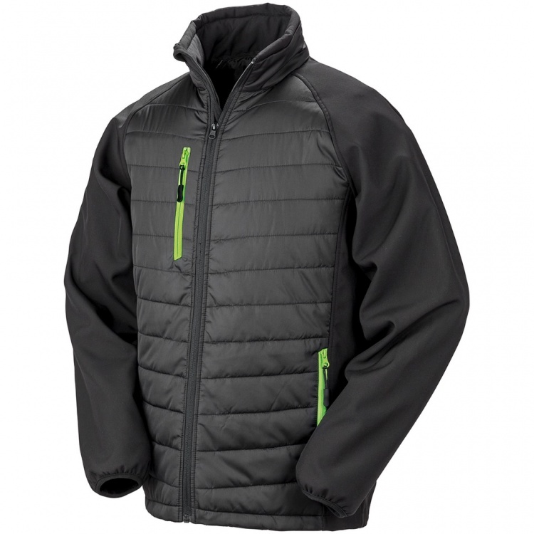 Result Clothing R237X Compass Padded Softshell Jacket | BK Safetywear